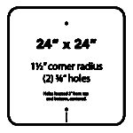 W10-7 Light Rail Activated Blank-Out Symbol - National Electric Gate ...
